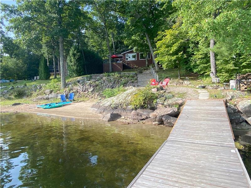 Dock & Beach Paradise on Bob's Lake - Tichborne Cottage Rental | GL ...