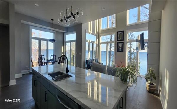 Brand new waterfront LUXE lake - Hawkestone Cottage Rental | GL-42680 ...